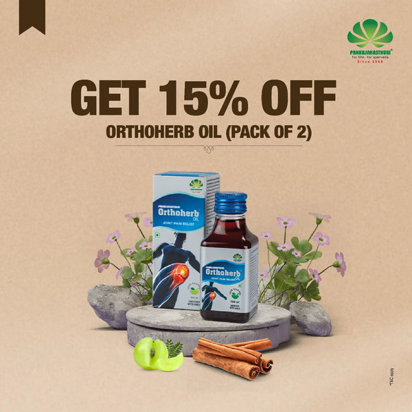 Enjoy 15% Off On Orthoherb Oil (Pack of 2) | Pankajakasthuri