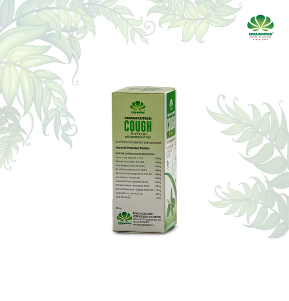 Ayurvedic Tulsi Cough Syrup for Cough and Cold – Pankajakasthuri