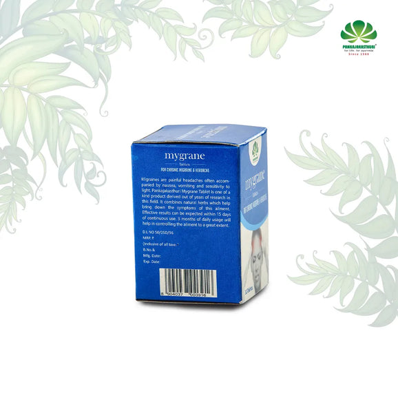 Mygrane Tablets Ayurvedic Medicine for Migraine - Pankajakasthuri