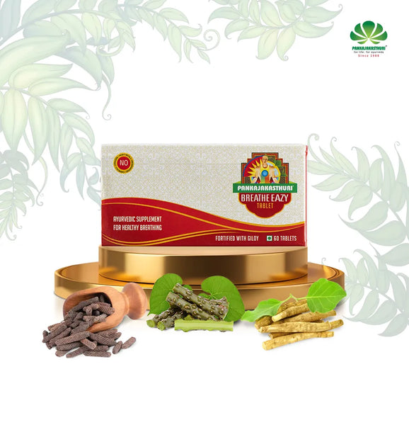 Breathe Eazy Tablet Ayurvedic Medicine for Bronchitis – Pankajakasthuri